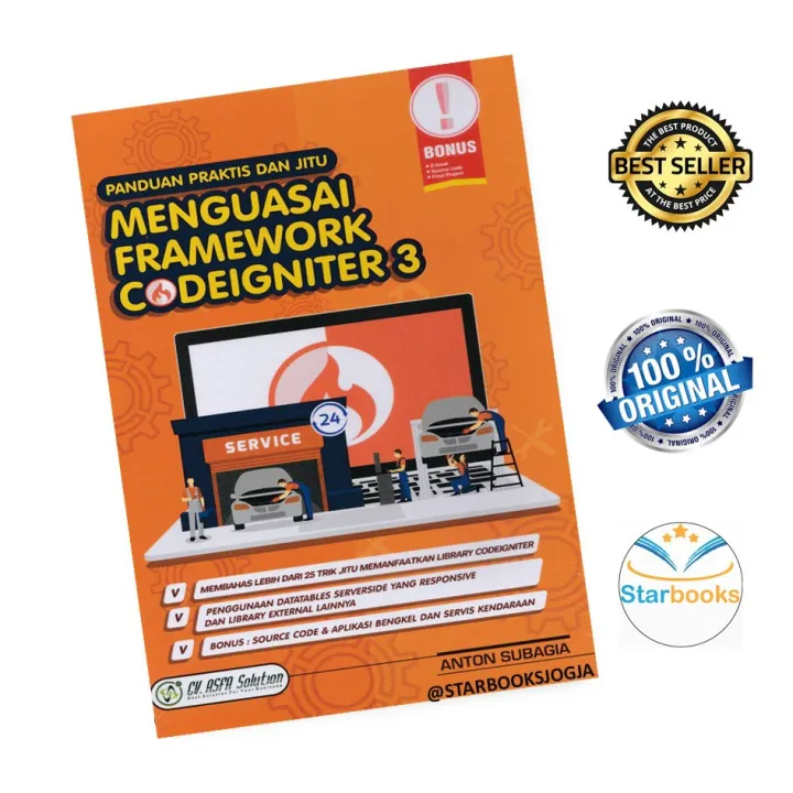 Buku PANDUAN PRAKTIS DAN JITU MENGUASAI FRAMEWORK CODEIGNITER 3 | Lazada Indonesia