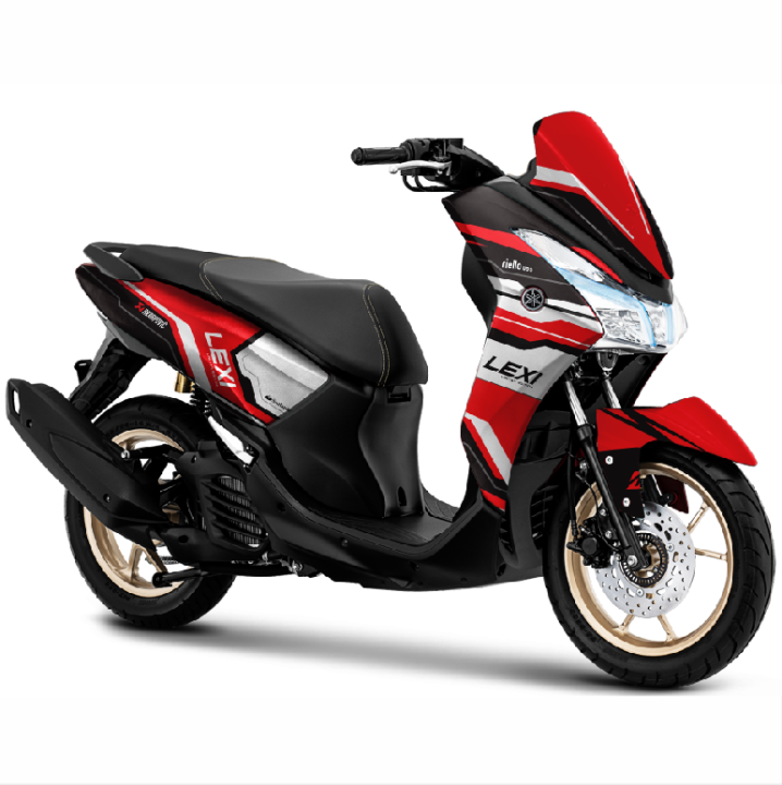 Decal Sticker Yamaha Lexi Sticker Decal Lexi Full Body Striping Lexi ...