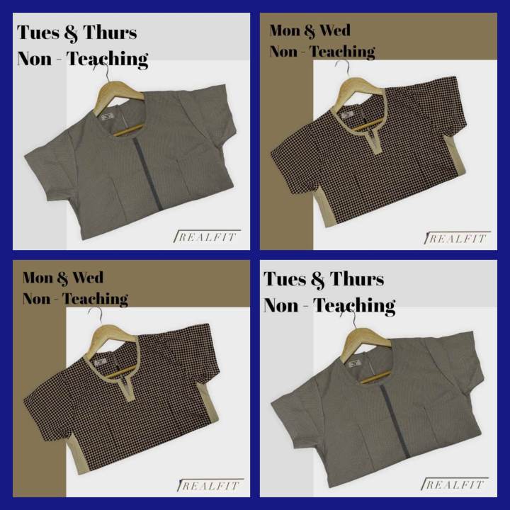 Real Fit Ready to Wear DepEd Non-teaching Uniform for Women | Lazada PH