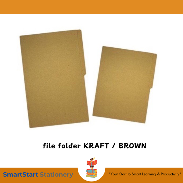 10PCS FILE FOLDER KRAFT FOLDER BROWN FOLDER SHORT/LONG | Lazada PH