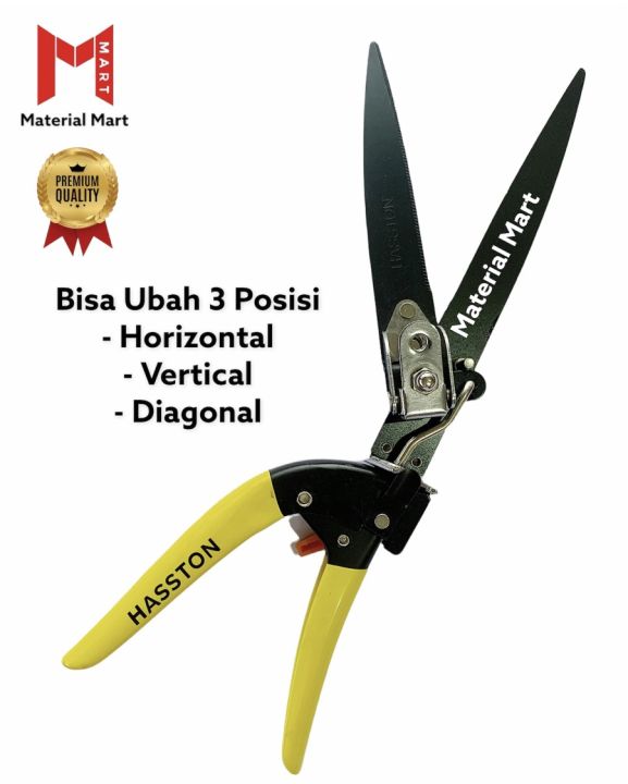 Gunting Rumput 3 Posisi | Pemotong Dahan Pohon Tanaman 3 Way | Sabotan ...
