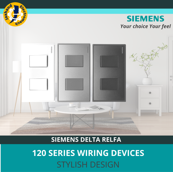 Siemens Lighting Switch Delta Relfa 120 Series Jaxhand Electromech 100% ...
