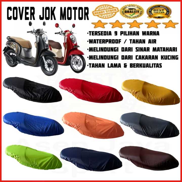 Sarung Jok Motor Honda Scoopy / Cover Jok Scoopy Waterproof | Lazada ...