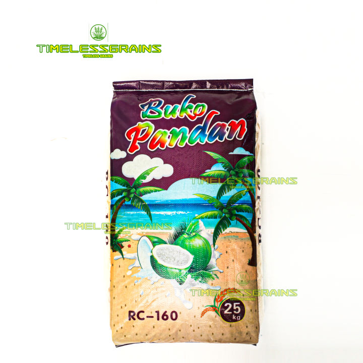 Timeless Grains Rice Sale Lowest Price Buko Pandan RC-160 Rice 25KG 1KG ...