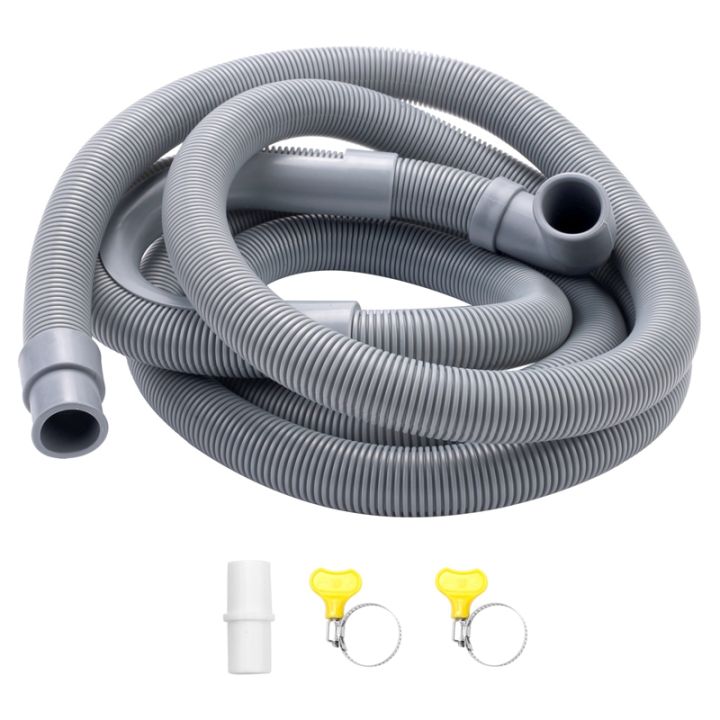 (SJAV) Washing Machine Hose Drain Hose Washing Machine 2.5M Drain Hose ...