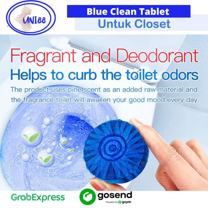Tablet Biru Pembersih Closet Kamar Mandi Toilet WC Blue Cleaner Anti ...