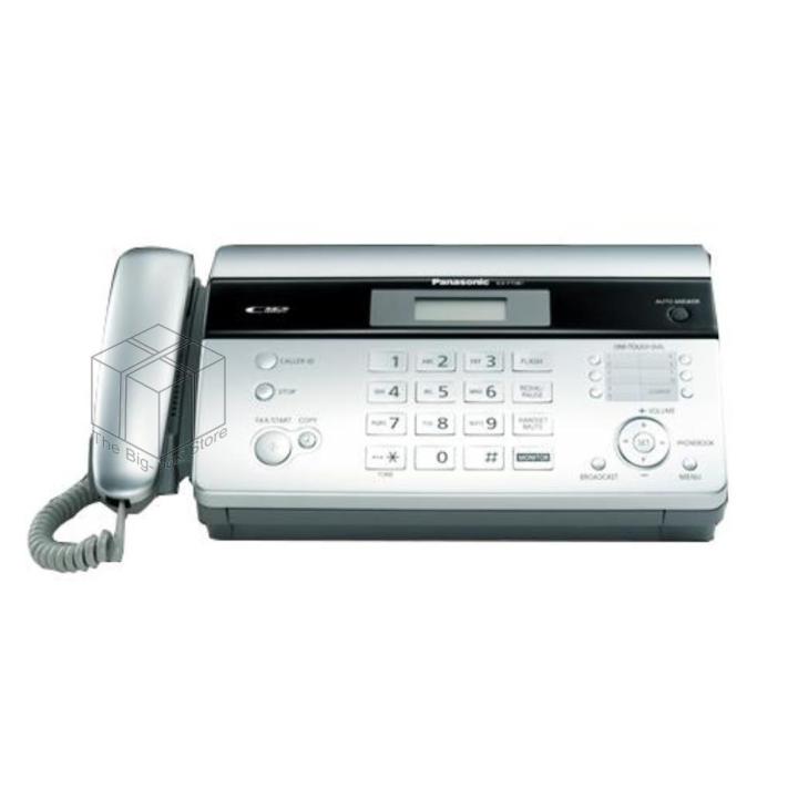 PANASONIC แฟ็กกระดาษความร้อนอัตโนมัติสีเงิน รุ่น KX-FT983CX.S | Lazada ...