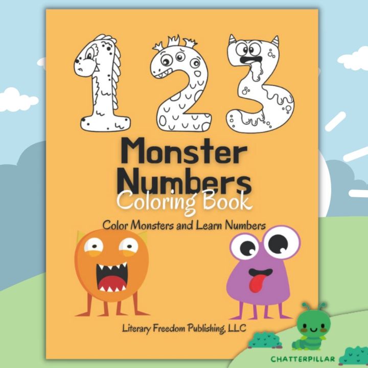 Monsters Numbers Coloring Book | Lazada PH