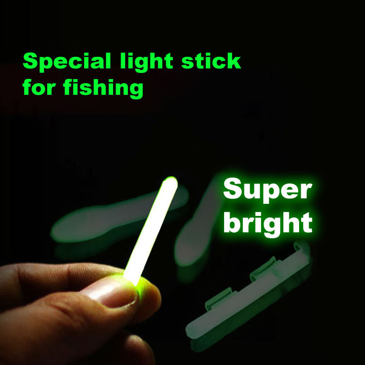 50Pcs Light Stick Fluorescent Mini Plastic Sturdy Fishing Glow Sticks ...