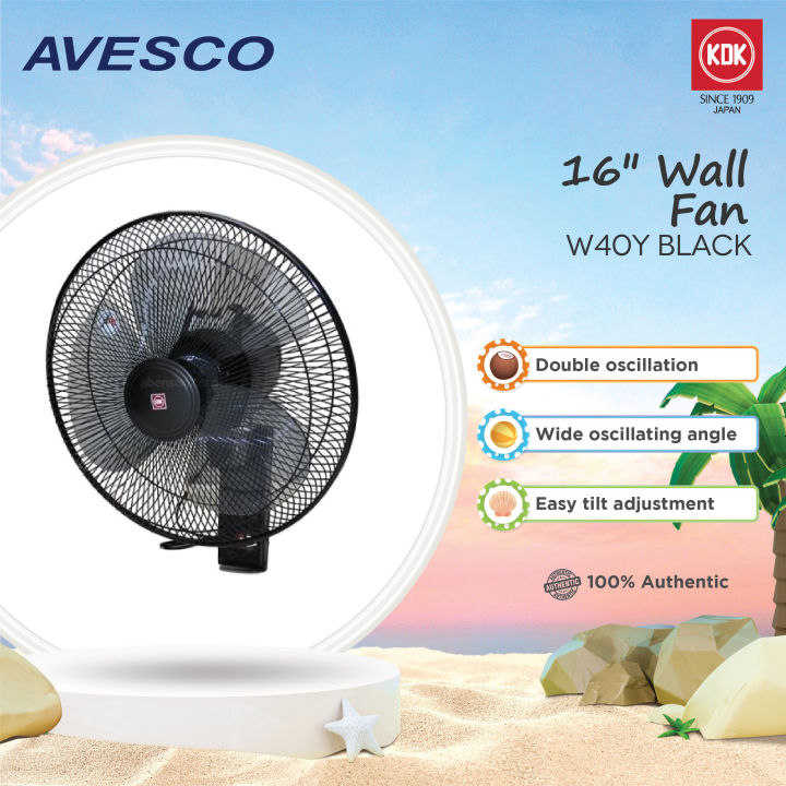 KDK Electric Fans W40Y 16" Wall Fan Avesco | Lazada PH