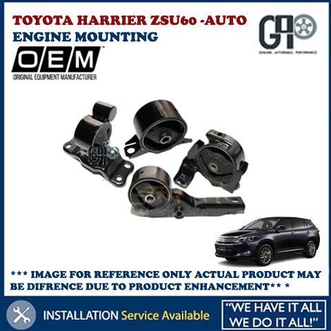 Toyota Harrier ZSU60 AUTO (2013~) Engine Mounting (Set ) 4 Pcs (OEM ...
