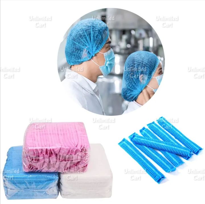 Non Woven Disposable Strip Cap Multi-purpose Sanitary Hair Caps | Lazada PH