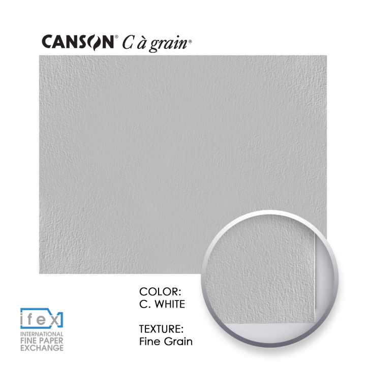 Canson CA` Grain 180g White - 3 Full sheets | Lazada PH