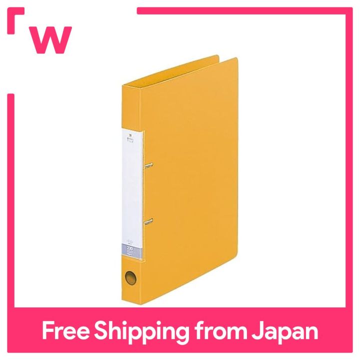 Lihit Lab. Ring File 2-hole D-type A4 Yellow G2220-5 | Lazada PH
