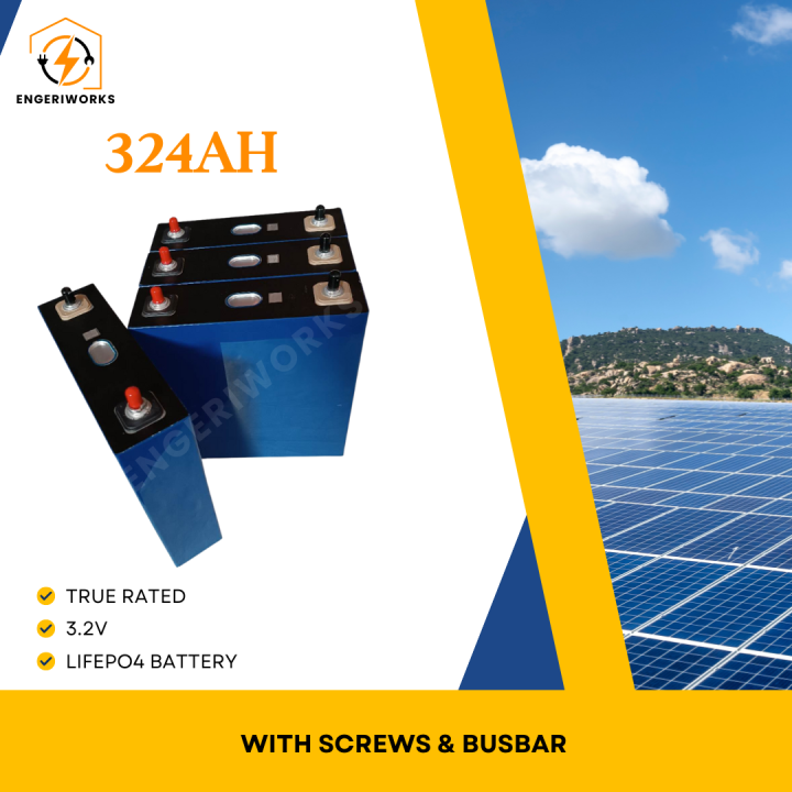 LiFePo4 Rechargeable Battery Lithium Ion Phosphate Cell - 324AH | Lazada PH