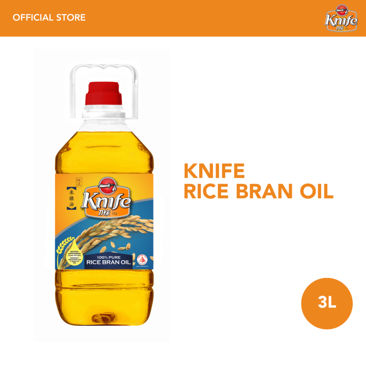 Knife Rice Bran Oil - 3L | Lazada Singapore