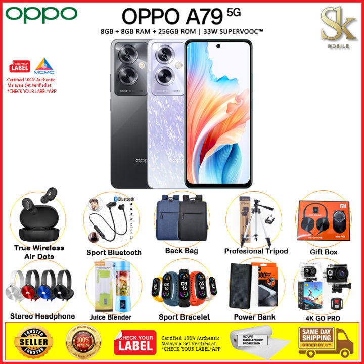 Oppo A79 5G Smartphone | 8GB RAM + 256GB ROM | 1 Year Warranty By Oppo ...