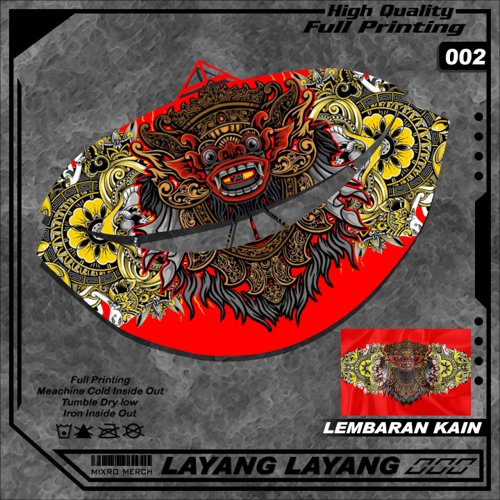 Sampul Kain Layangan Pegon Ceper Layangan Ram Raman Gampangan Motif ...