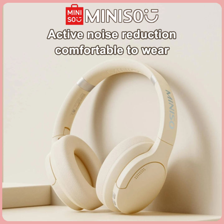 MINISO MCD01S Active Noise Cancellation ANC Headset Bluetooth Headset ...
