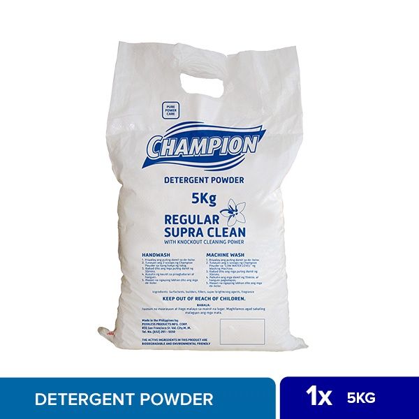 Champion Powder Supra Clean 5KG | Lazada PH