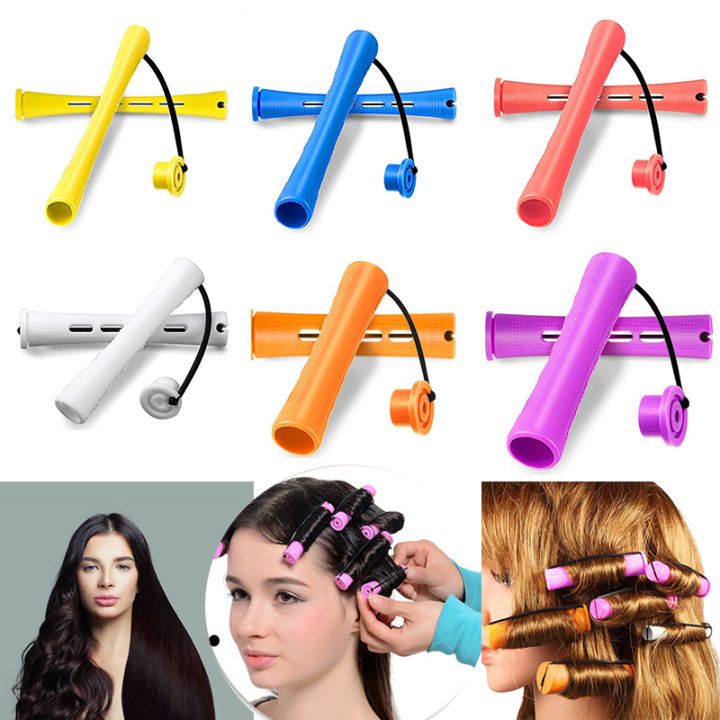 【Exclusive】 Perm Rods And 30 Pieces 6 Sizes Hair Rollers With Hair Cold ...