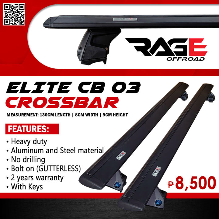 NEW RAGE OFFROAD HEAVY DUTY CROSSBAR ELITE CB03 FOR MITSUBISHI XPANDER ...