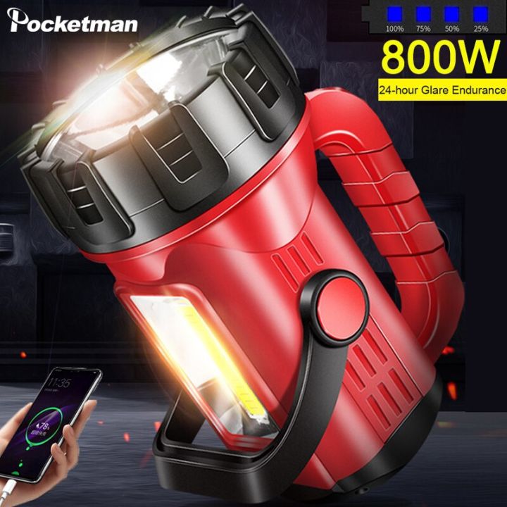 Most Powerful flashlight rechargeable heavyduty Work Light LED ...