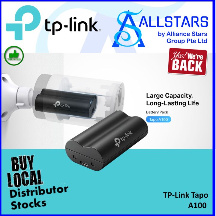 (ALLSTARS: We Are Back) TPLink / TP-Link Tapo A100 Battery Pack ...