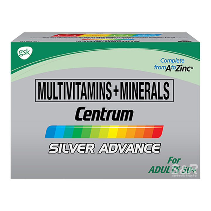 Centrum Silver Advance Multivitamin 100pcs | Lazada PH
