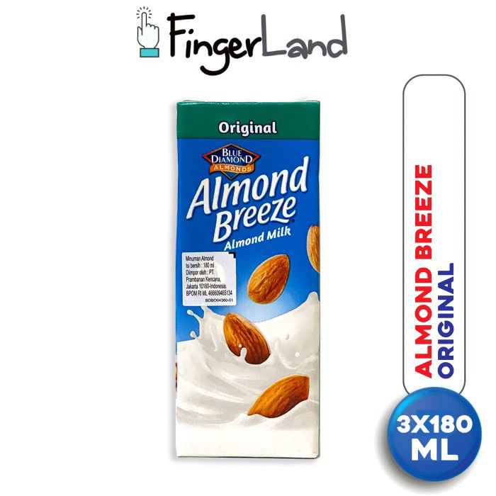 ALMOND BREEZE Almond Milk Original 180 ml Susu Almond Original 3 PCS | Lazada Indonesia