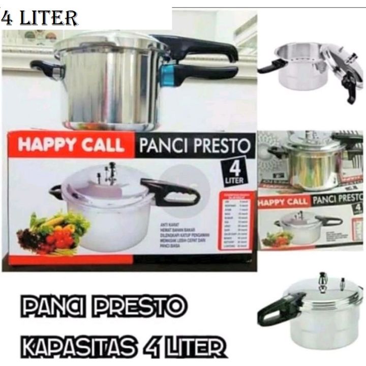 Panci Presto Hc / Presto Happy Call Kapasitas 4 Liter | Lazada Indonesia