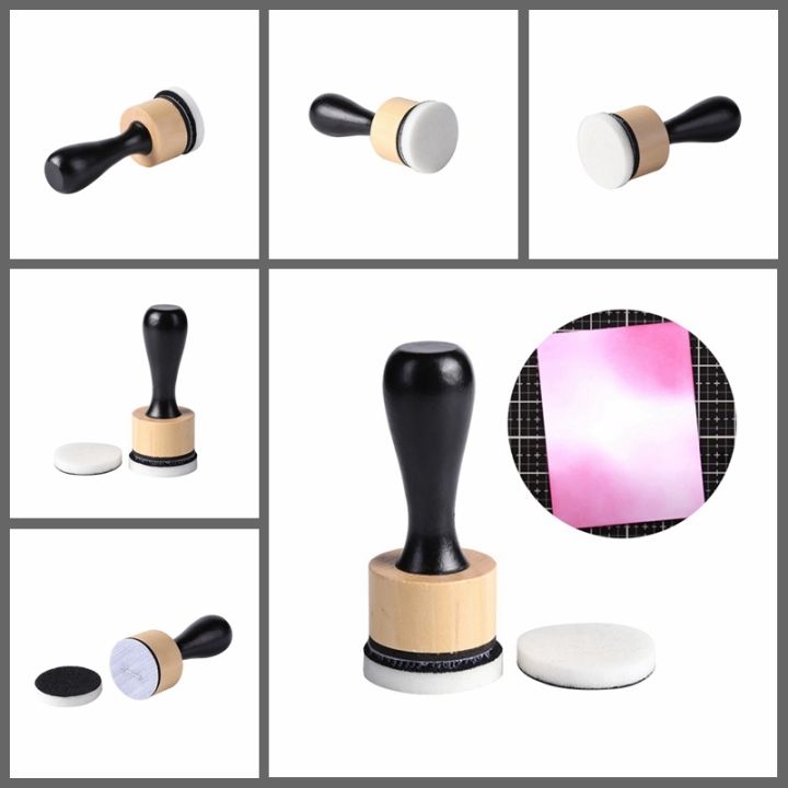[hot] Ink Blending Tools with Round Foams Sponge Paint Tool Apply Inks Suitable for Painting and ...