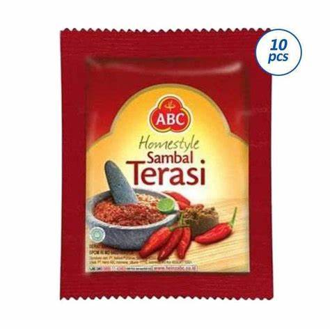 ABC Chili shrimp paste 10x20g ABC sambal terasi | Lazada Singapore
