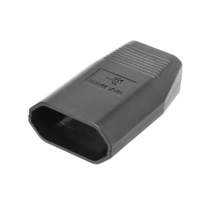 European Standard Female Hole Socket Two-pole Power Extension Cord Plug ...
