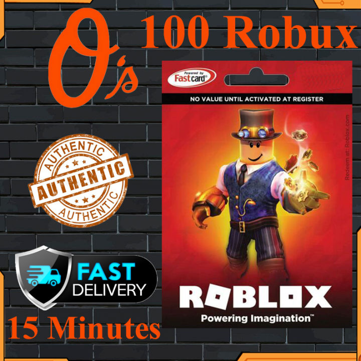 Roblox 100 Robux (Fast Email Delivery) - O's Game Tech Store | Lazada PH
