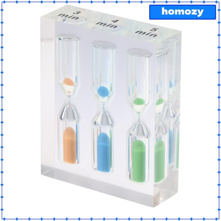 Homozy Three- Acrylic Hourglass Sandglass | Lazada PH