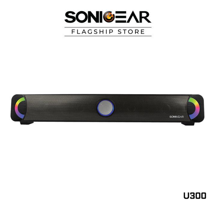 SonicGear U300 Powerful Sound Bar Speakers with Brilliant Light Effects (USB) | Lazada Singapore