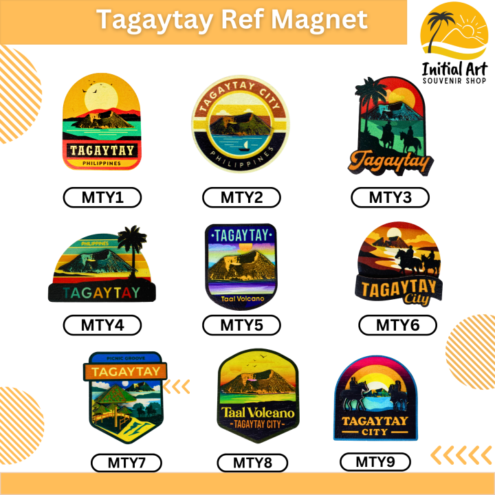 Tagaytay Wooden Souvenir Ref / Fridge Magnets Pasalubong Tourists Spots ...