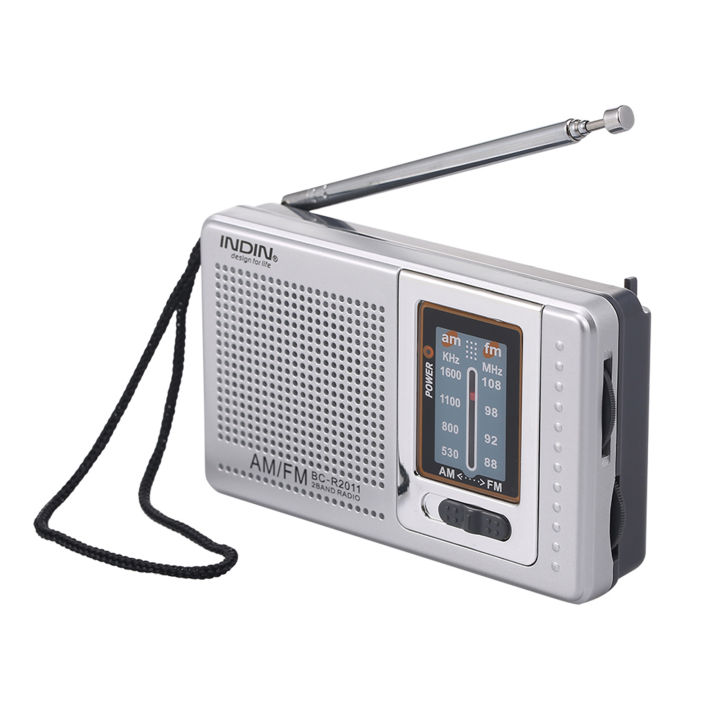 INDIN BC-R2011 Mini AM FM Radio 2 Band Radio Receiver Portable Pocket ...