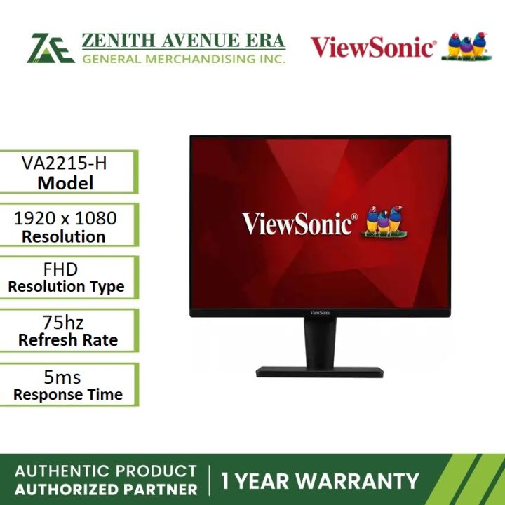 Viewsonic VA2215-H 22" Inch Monitor VA FHD 75Hz 5ms Monitor | Viewsonic ...