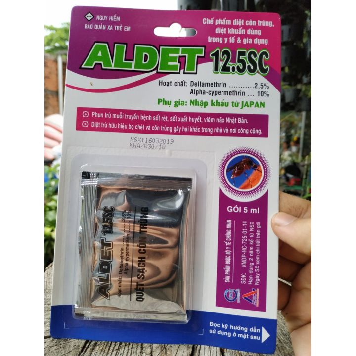 Chế phẩm trị côn trùng, diệt khuẩn dùng trong y tế và gia dụng- ALDET ...
