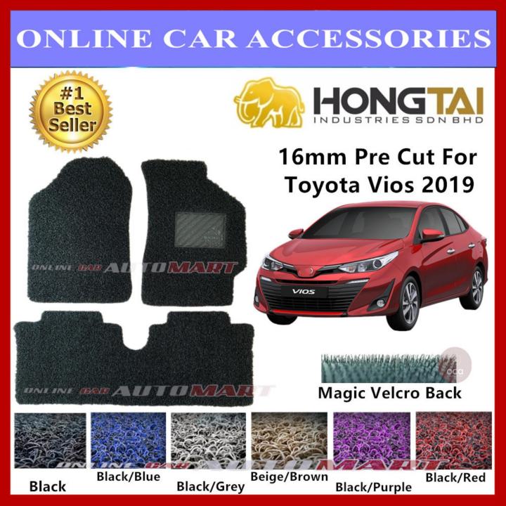 Hong Tai 16mm Pre Cut For Toyota Vios 2019 Anti Slip Car Carpet/Floor ...