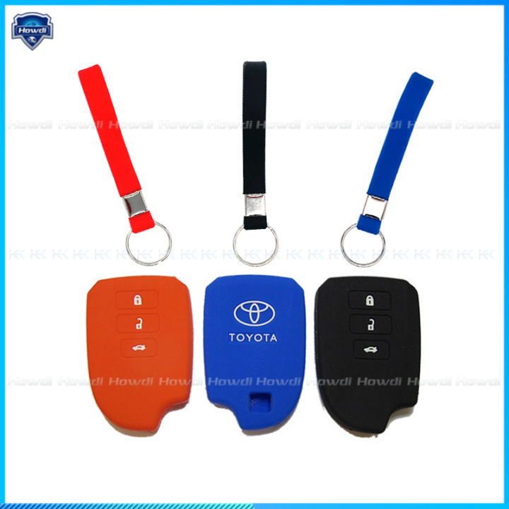 Silicone key cover for Toyota Vios Keyless Remote with silicone ...