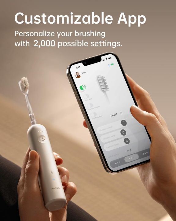 Laifen Wave Electric Toothbrush Oscillation & Vibration Sonic Electric ...