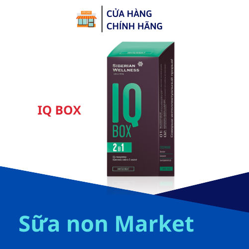 Viên uống hoạt huyết dưỡng não IQ Box - Tăng cường trí nhớ IQ Box Siberian Wellness - Hộp 30 gói ...