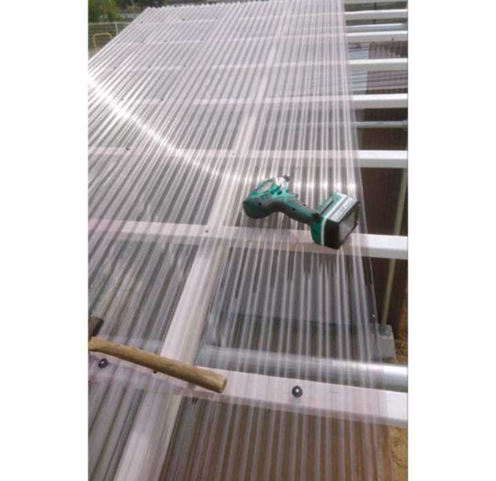 ATAP ASBES GELOMBANG TRANSPARAN BAHAN PET SANGAT BENING COCOK UNTUK ...