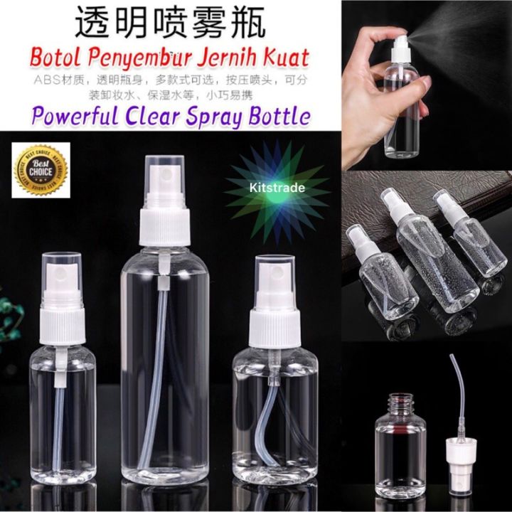 【READY STOCK】Botol Penyembur Jernih Kuat Powerful Clear Spray Bottle ...