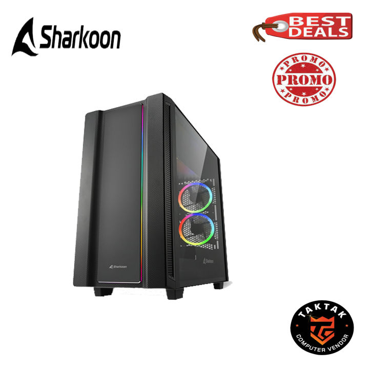 SHARKOON REV 220 ATX PC CASE | Lazada PH