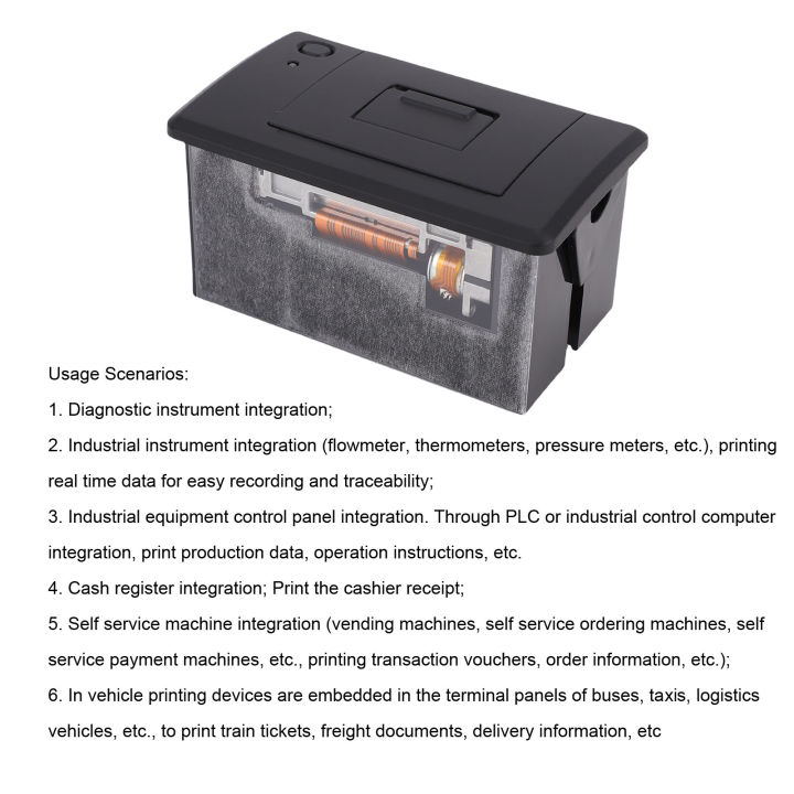 Embedded Thermal Receipt Printer Serial Port Microcontroller Secondary ...