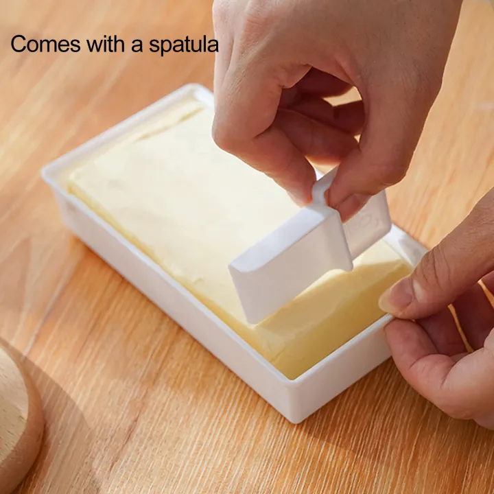 Baking Butter Dispenser 250ml Butter Box Container with Cutting Board ...